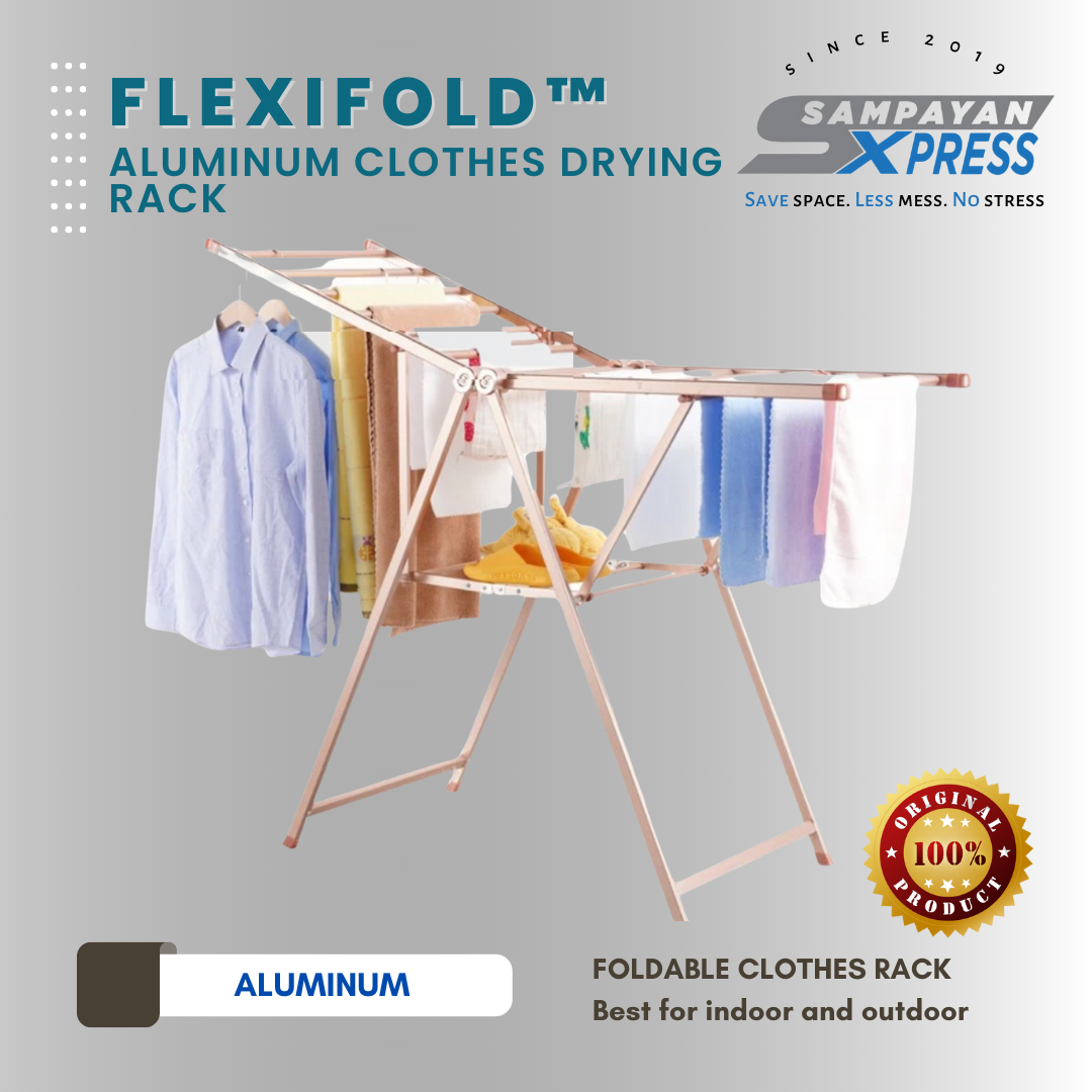 FlexiFold™ Aluminum Drying Rack – Sampayan Xpress